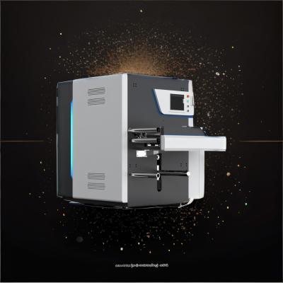 China Máquina de enrolar de corte de torreta sem parar de quatro eixos para o máximo. WEB Largura 370 mm à venda