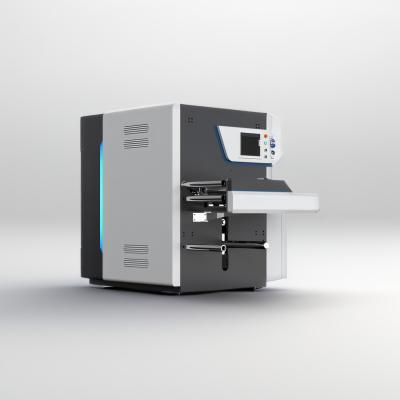 China Sistema totalmente automático de embraiagem de traseira de alta velocidade e enrolamento sem parar com 150m / min de rótulo estreito à venda