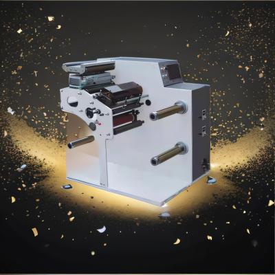 China HIGH SPEED SLITTING MACHINE FOR THICKER FILM LABELS ALUMINUM FOIL AND COATED MATERIALS HIGH END MARKET PLC EPC TURRET for sale