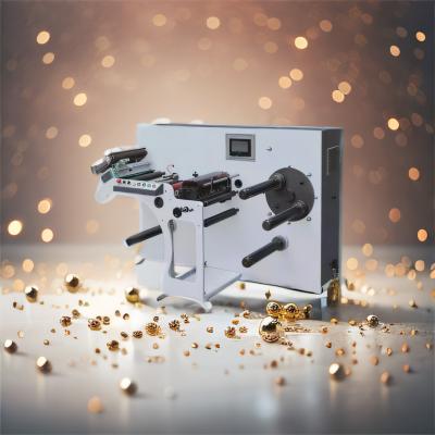 China DURABLE ADHESIVE LABEL PAPER PROCESS MACHINERY FOR HIGH-SPEED SLITTING 1 YEAR INCLUDED TURRET REWINDING MACHINE SERVO for sale