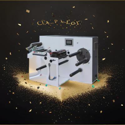 China Máquinas de processamento de papel de etiquetas adesivas fiáveis e duráveis - Velocidade de corte 350 m/min Velocidade de corte e torreta à venda