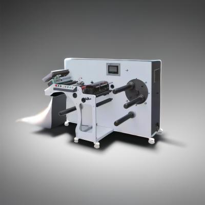 Китай 0.8mpa Машины для обработки бумаги для клеящих этикеток с 350 мм Максимальная ширина подачи материала Высокоскоростная машина для резки этикеток продается