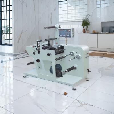 Китай Максимальный диаметр обмотки 500 мм Клейковые этикетки ПРОЦЕСС ПАПЕРА Машины для резки на матрице Скорость резки 120 м/мин ПОЛНО РОТАРНАЯ ТУРРЕТНАЯ СЛИТ продается