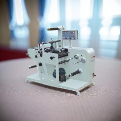 Китай 1.5kw Машины для обработки бумаги с клеящими этикетками MQ-320-Y с разворачиванием Максимальный диаметр 500 мм вращающаяся пустая маркировка продается