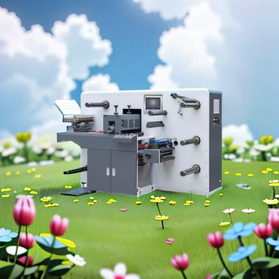 China Velocidade máxima 120 m/min MQ-YIIE LABELADOR ADESIVO MACHINERY MOQ 1 SET MACHINERY SEMI ROTARY DIE-CUTTING à venda