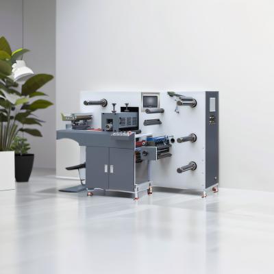 China Máquina de corte de matrizes de rotação intermitente com diâmetro de enrolamento máximo de 600 mm à venda