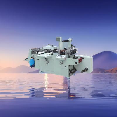 Китай Машины для обработки клеевой этикетки бумаги 600 мм Максимальный диаметр перемотки 300TIME/MIN Максимальная скорость резки на расфасовке 340 * 340 продается