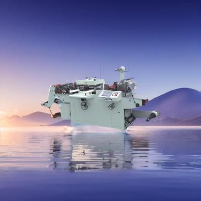 China MÁQUINA CORTANDO LAMINATING-HOT STAMPING-HOLE DA ETIQUETA AUTOMÁTICA DE MQ-350A QUE PERFURA A ETIQUETA 200TIMES/MINUTES ADESIVA DE PAPEL à venda