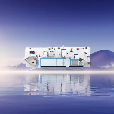 China Tipo intermitente combinado multifuncional da máquina ou ect completo-giratório do tipo cortar giratório flexographic e cortar à venda