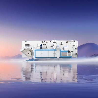 China Tipo intermitente combinado multifuncional da máquina ou ect completo-giratório do tipo cortar giratório flexographic e cortar à venda