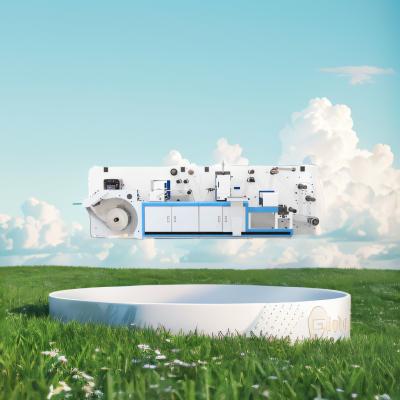 China Tipo intermitente combinado multifuncional da máquina ou ect completo-giratório do tipo cortar giratório flexographic e cortar à venda