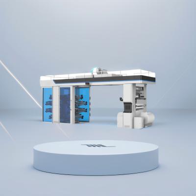 China O ESPARADRAPO PLÁSTICO DO FILME DE PSIQUIATRA BOPP/PET/PE/NY/PP DA MÁQUINA DE IMPRESSÃO DO CILINDRO FLEXO DO CENTRO FORRA FINAMENTE A TELA NÃO TECIDA 40-120GSM à venda