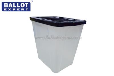 Cina urne durevoli di elezione 109L con il coperchio nero, urna di voto di plastica in vendita