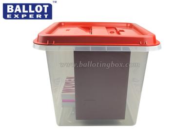 中国 55Lはポリプロピレンの選挙のためのプラスチック投票箱の習慣を防水します 販売のため