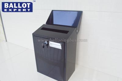 中国 精密ステンレス鋼の金属の提案箱、ロックできる投票箱 販売のため