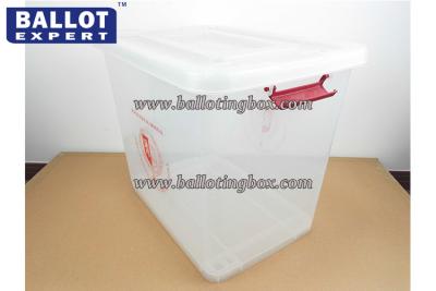 中国 60 / 65 LiterPlasticの収納箱、ふたが付いているプラスチック ファイル ストレージの容器 販売のため