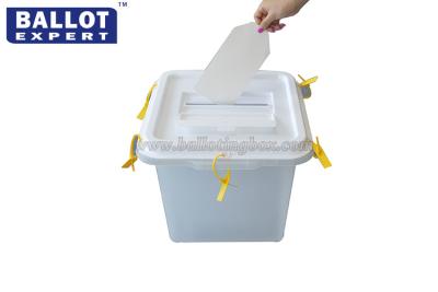 Cina Contenitore di voto di plastica Semi-trasparente 100% di polipropilene per presidente Election in vendita
