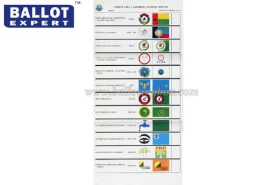 Cina Scheda elettorale di elezione di stampa di colore pieno, carta di voto non rivestita su ordinazione del voto in vendita