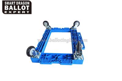 Cina Carrello commovente su misura dell'attrezzatura della piattaforma di plastica/carrello resistente del pallet in vendita