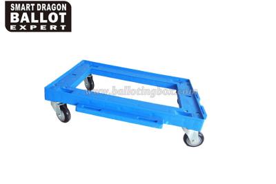 Cina 4 carrelli commoventi resistenti accatastabili della ruota per trasporto in vendita