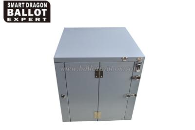 Cina Urne di metallo di Gray d'argento della scatola di elezione del portatile L*W*H 40*40*40cm pieghevoli in vendita