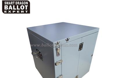 Cina Urne portatili di metallo di Gray d'argento della scatola di elezione pieghevoli per votare in vendita