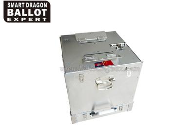 Cina Due scanalature di voto Metal il Gray d'argento urna di elezione/dell'urna in vendita