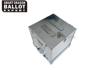 Cina Urna di desktop della scatola di Suggstion dell'urna di metallo di Gray d'argento in vendita
