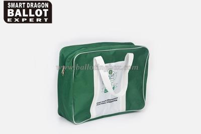 Cina Borsa di voto materiale di nylon della scheda elettorale di colore verde per la scheda di votazione di risparmi in vendita