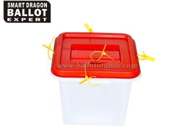 China Segurança hermético fácil da urna de voto plástica material 100% transparente moderna dos PP à venda
