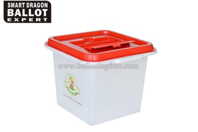 China 45L feito azul feito sob encomenda - a urna de voto 55L plástica reciclou o tamanho 23 x 2cm do entalhe à venda