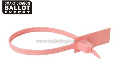 Cina La sicurezza di plastica rosa su misura di 340mm sigilla il materiale del polipropilene in vendita