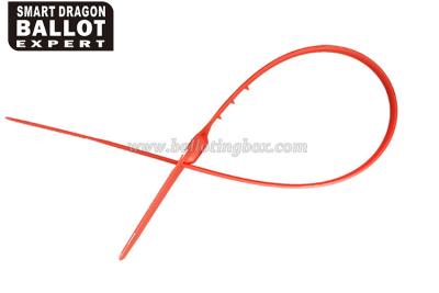 Cina guarnizioni di plastica di sicurezza di 404mm con il numero di serie ed il logo per le cassette di BANCOMAT in vendita