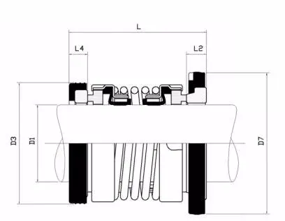 Bgm 560d Double Mechanical Shaft Seal for Water Pump