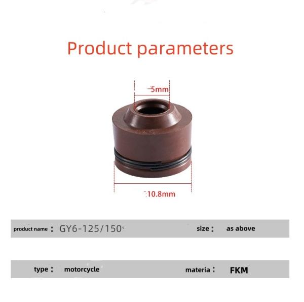 Customized Valve Stem Seal 50-90 Hardness For Motorcycle Customized Color