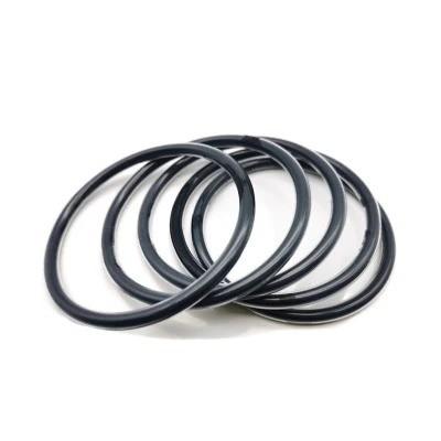 China AS568 Standard Black PTFE Seals Matte O Ring Oil Seals PTFE for sale