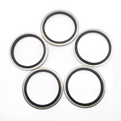 China Metrische Imperial Dowty Washer Metalen gebonden Nitrile NBR Imperial gebonden Washer Te koop