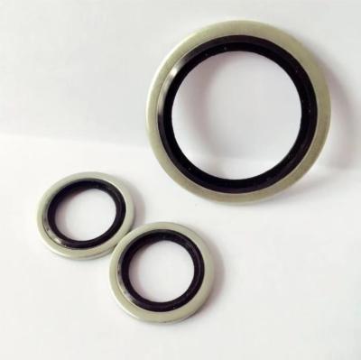 China Metrische Imperial Dowty Washer Metalen gebonden Nitrile NBR Imperial gebonden Washer Te koop
