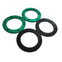 China Compressed Rubber Flat Flange Gasket With Oil Resistant for sale