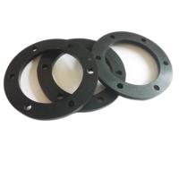 China Compressed Rubber Flat Flange Gasket With Oil Resistant for sale