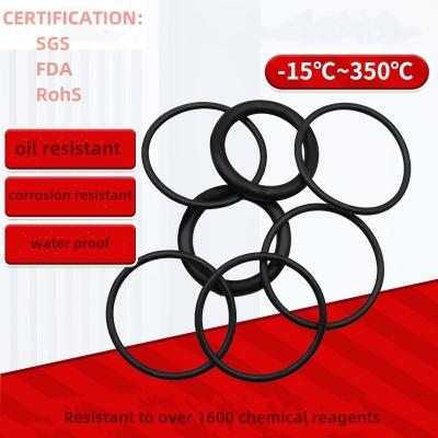 China FFKM Sealing Ring Acid And Alkali Resistant High Temperature Resistant Circular Waterproof for sale