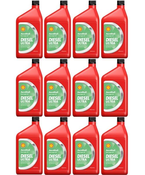 Quality Fully Synthetic Aviation Chemicals AeroShell Diesel Ultra Piston Engine Oil 1L for sale