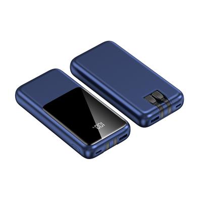 Китай Кабель 20000Mah PD20W FC007 белого банка силы обязанности 5A 12V быстрого встроенный продается