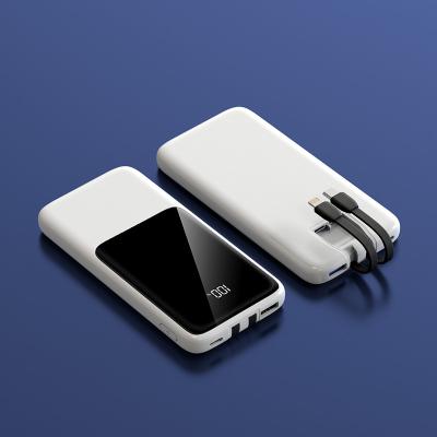 Китай ТИП емкость кабеля 1.5A 12V банка силы 20W 10000Mah встроенный ABS C тонкая большая продается