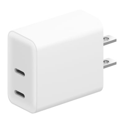 Cina Caricatore veloce dell'adattatore di protocollo 45W del caricatore 2.5A 12V del palladio del porto degli Stati Uniti 2 multi in vendita