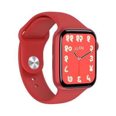 Cina Tempo rosso dello Smart Watch del codificatore del monitor di sforzo di 300mAh Smartwatch a 1,78 pollici in vendita