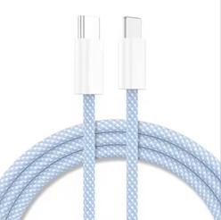 Cina Il tipo caricatore di TPC di C cabla il filo intrecciato blu del cavo di dati di 3.8mm 1m Apple in vendita