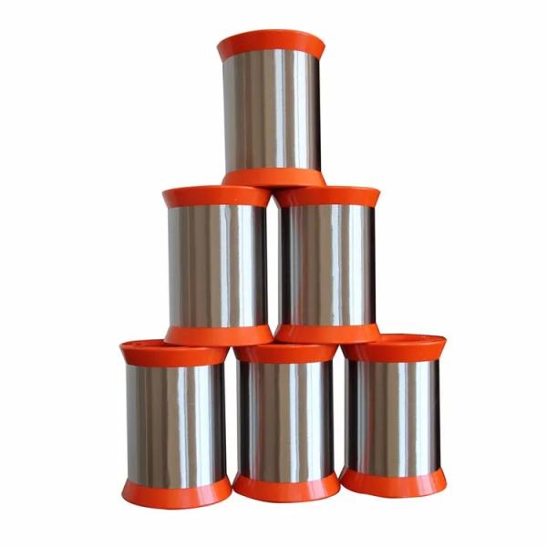 Quality 304 316 Stainless Steel Wire Spool 0.025mm-0.05mm 1 Micron 5 Micron For Spinning Yarn for sale