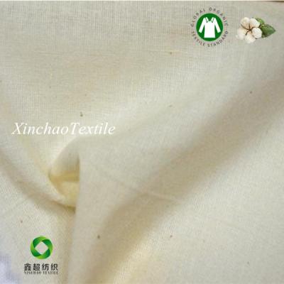 China Soft and non-stimulation  organic cotton 90*88  plain weave fabric for baby wear for sale