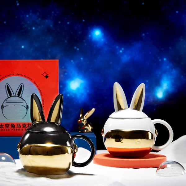 Quality Ready To Ship In Stock Custom ceramic cute 3d animal face shaped coffee mugs for for sale
